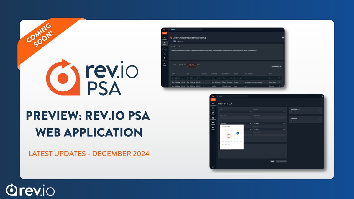 PSA Development Updates - Stay Connected With Rev.io